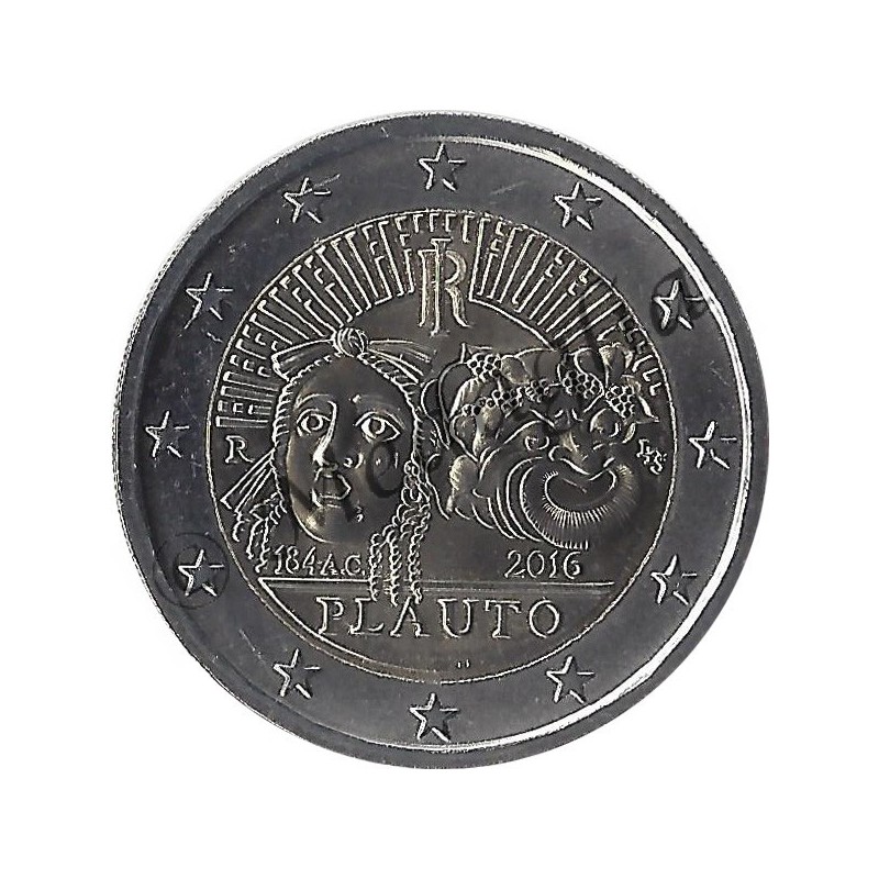 ITALIE - 2 Euros commémorative - Plautus / 2016