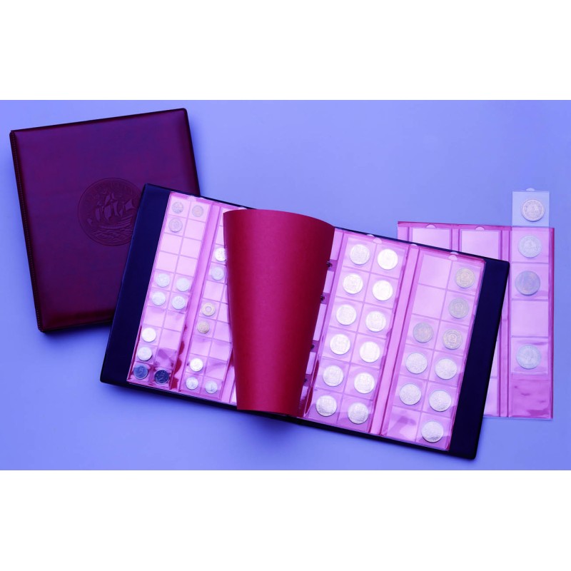 Album "Louis" pour 338 pièces de monnaies (rouge) / SAFE