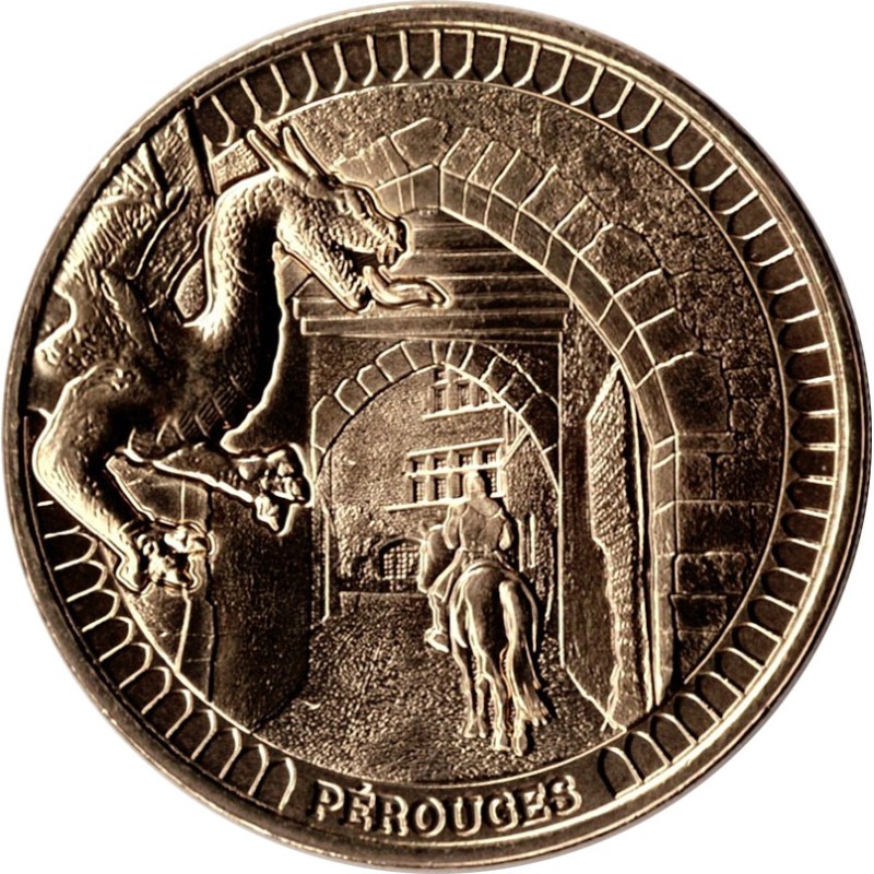 PEROUGES - La Cité Médiévale 2 (Dragon, duc de Savoie et porte d'En ...