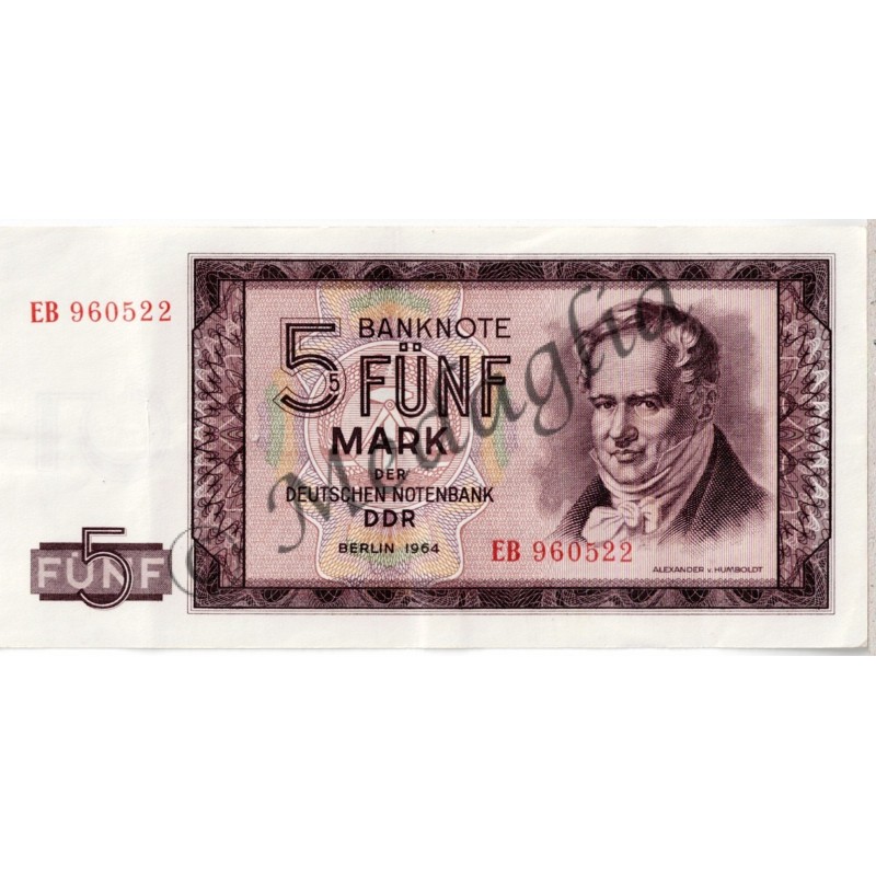 Allemagne - 5 Deutsche Mark 1964