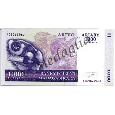 Madagascar - 1000 ariary 2004