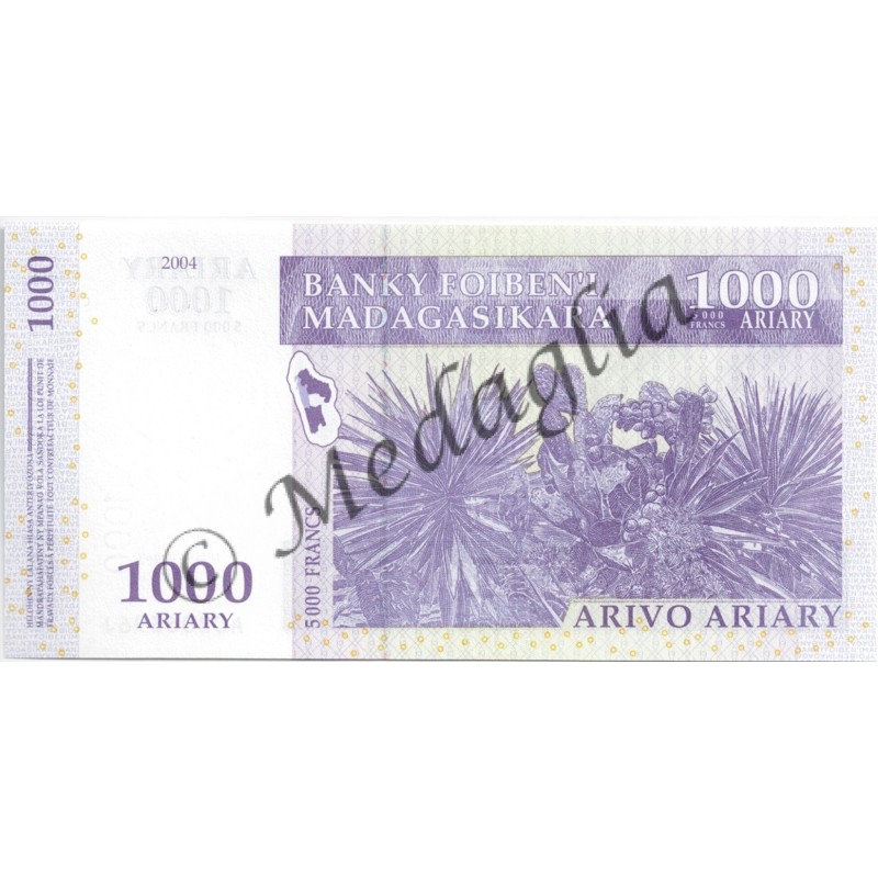 Madagascar - 1000 ariary 2004