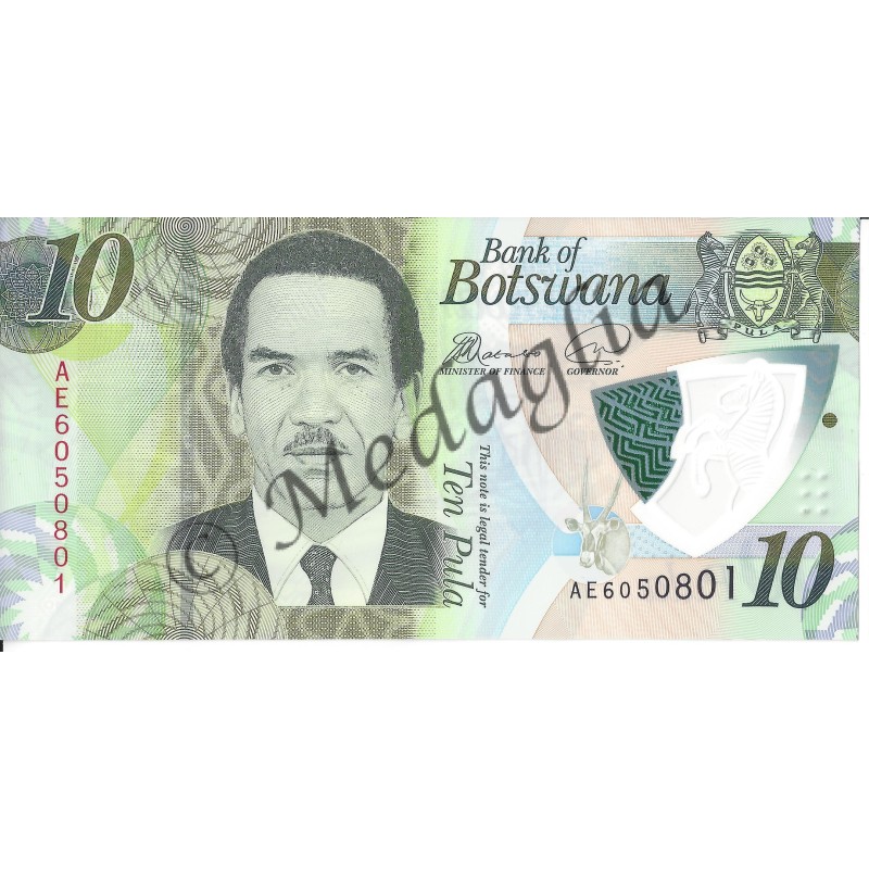 Botswana - 10 Pula 2018