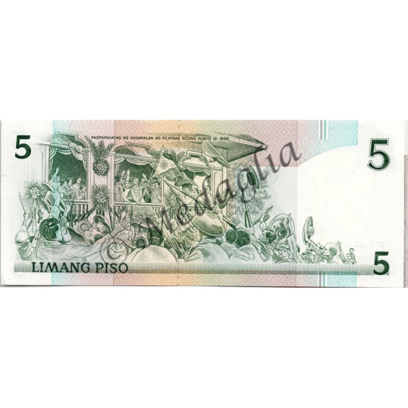 Philippines 5 piso 1985-1986